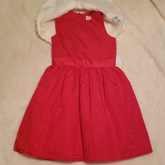 wonder nation | Dresses | Wonder Nation Red Dress With Attached White ...